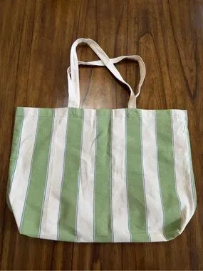 Sezane | Bags | Sezane Bonjour San Francisco Amour Tour Green Stripe ...